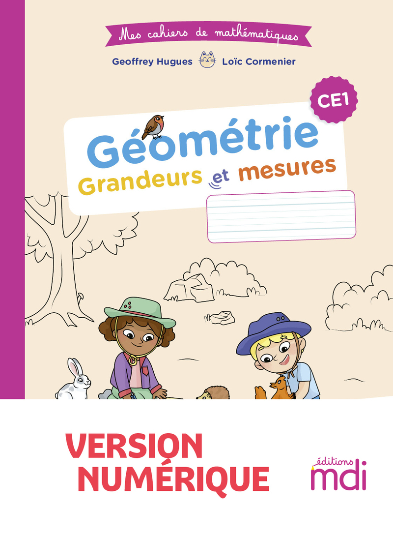 Mes cahiers de maths - Géométrie CE1 - Cahier - Numérique enseignant ...