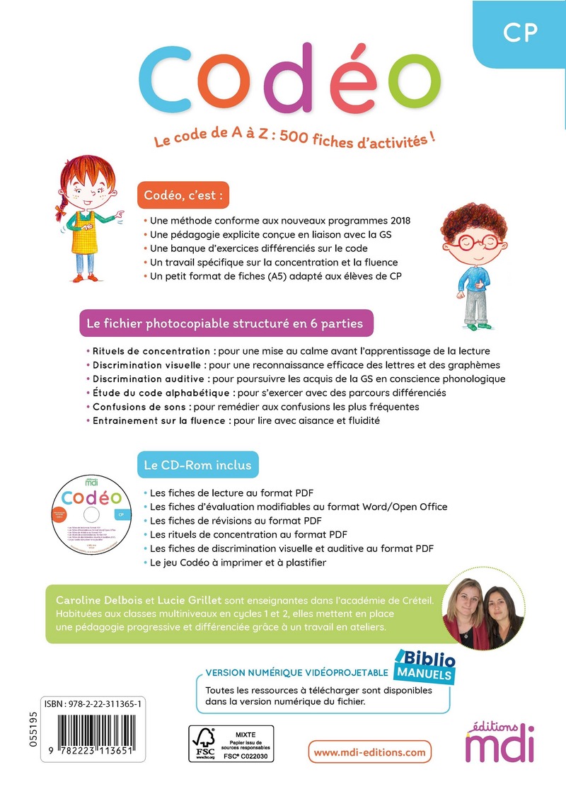 Codéo CP - Fichier | Éditions MDI