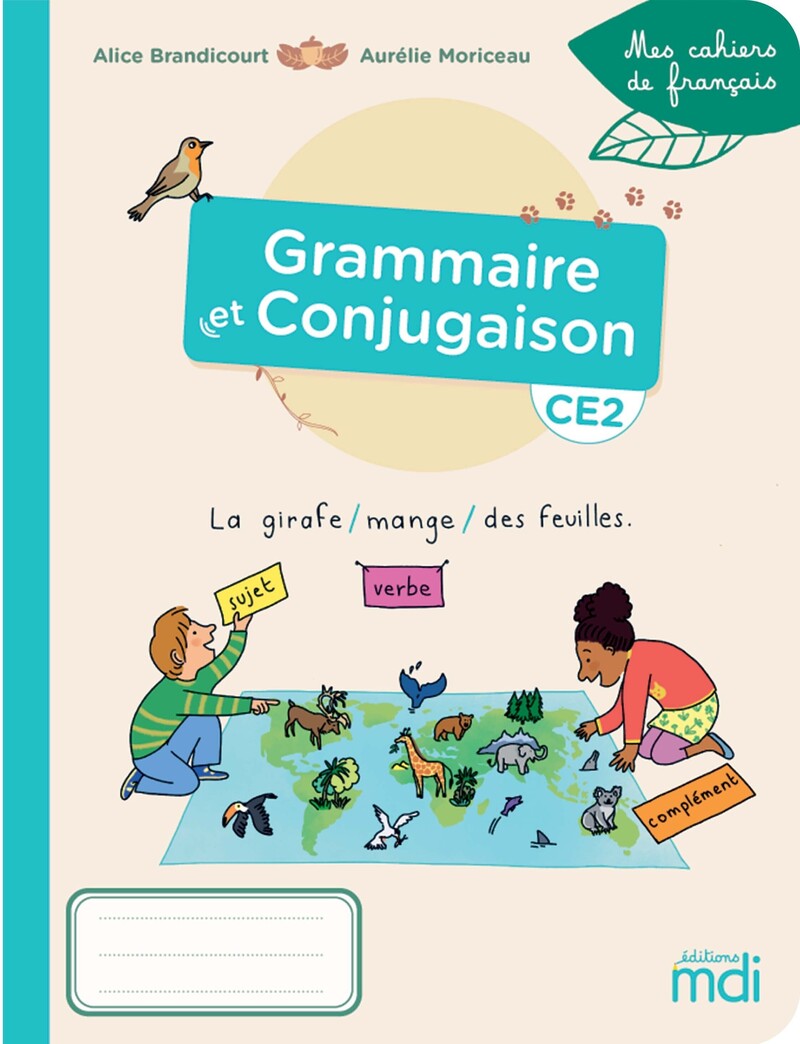 Mes cahiers de français - Grammaire-Conjugaison CE2 | Éditions MDI